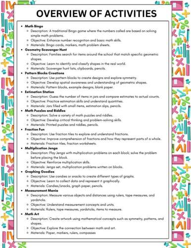 Math Game Instruction Sheets by Good Teacher Stuff | TPT