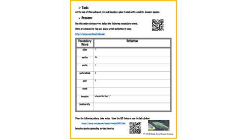 Invasive Species WebQuest | NGSS Biodiversity & Ecosystems Research ...