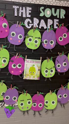 The Sour Grape Craft, Activities, and Book Companion | TPT