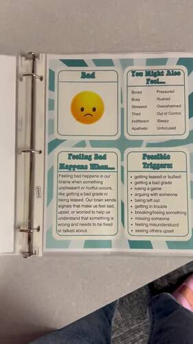 Calm Corner Binder Activity Kit: SEL and Coping Strategies for Upper ...