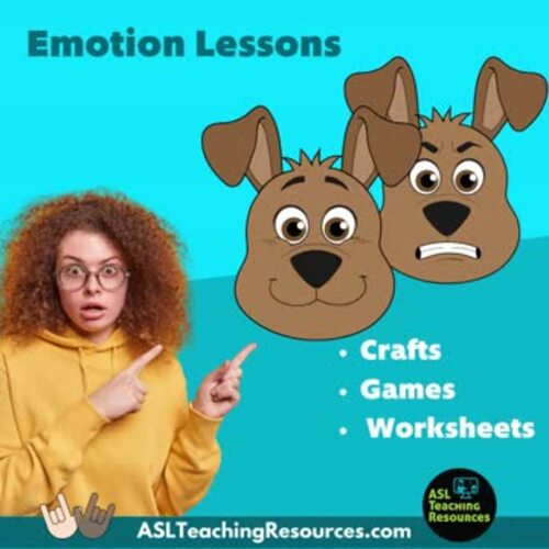 Identifying Feelings and Emotions Worksheets Social Emotional Learning ASL