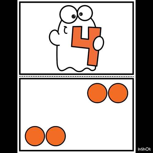 Halloween & Thanksgiving Matching Cards Bundle | Subitizing Practice