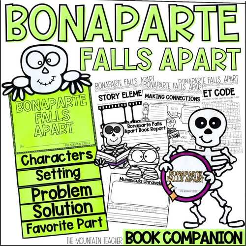 Bonaparte Falls Apart Activities | Halloween Reading Comprehension