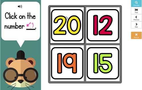 BUNDLE Number Recognition 0-20 BOOM CARDS™ Distance Learning | TpT