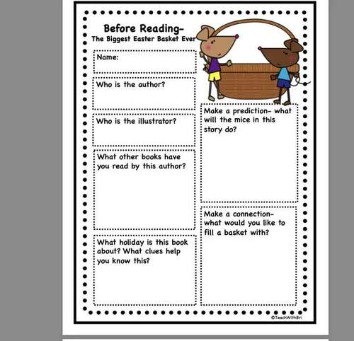 The Biggest Easter Basket Ever Book Activity Pack by Books with Bri