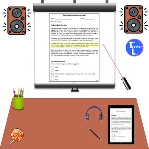 Earth Day Reading Comprehension Passages and Questions 2nd, 3rd Grade