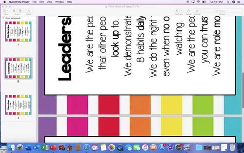 Classroom Values by MizzLitt | TPT