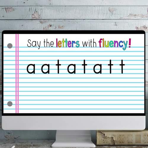 Letter Fluency Digital Interactive Slides by Deanna Jump | TPT