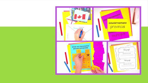 French Grade 5 Social Studies Strand B: Roles of Government & Citizenship