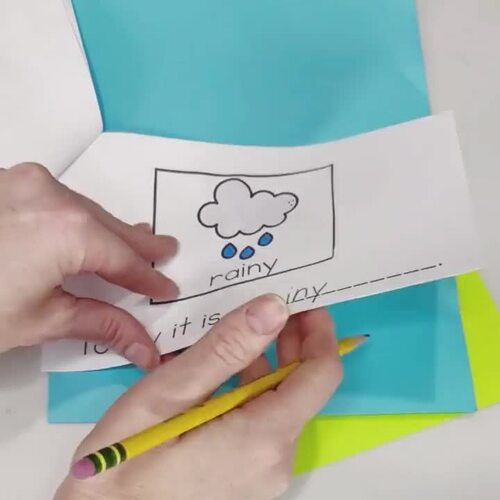 Interactive Vocabulary Readers Spring Readers Mini Bundle | Weather ...