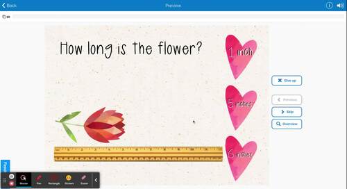 Valentine's Day Measurement with Boom Cards by TargetTeacherWoman