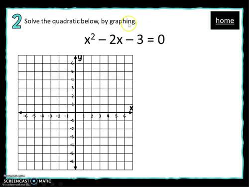 Solve and Graph Quadratics - Math Bingo Game by Lisa Davenport | TPT