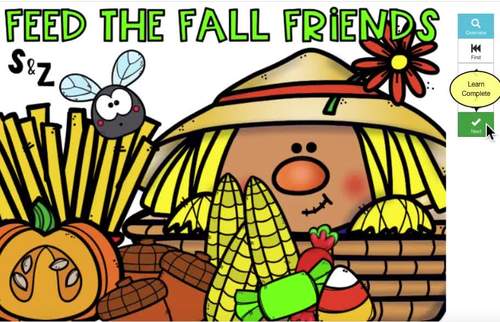 Feed the Fall Friends: Articulation Boom Card Activity | TpT