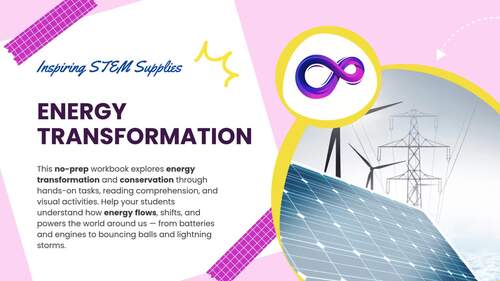 Energy Transfer & Transformation Workbook & Activities | A ...