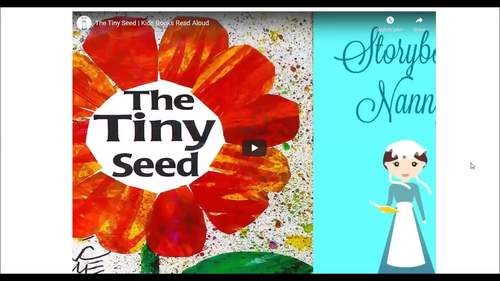 The Tiny Seed Unit for Special Ed with digital activities | Distance ...