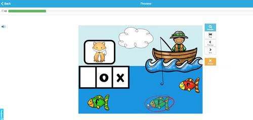 BOOM CARDS- Fishing for First Letters by Keri In The Classroom | TPT