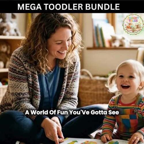 Toddler Curriculum Bundle 1000+ Page Toddler Busy Book Early Learning ...
