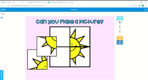 BOOM CARDS - Phonics - CVC Puzzles and Word Match - Short U | TPT