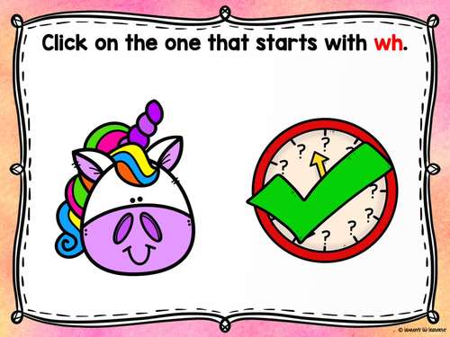 WH Digraph Activities Powerpoint by Lauren's lil Learners | TPT