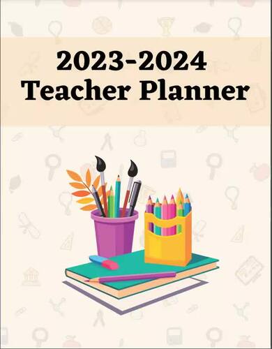 2023-2024 Teacher planner by BN STYLE | TPT