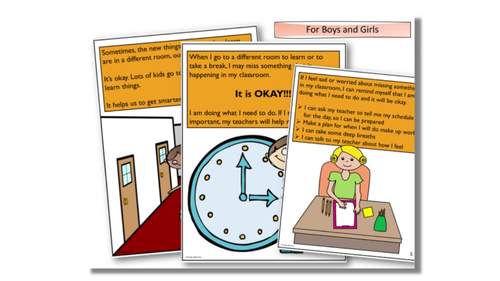 Sometimes I Need To Leave My Classroom | Social Skills Story and Activities