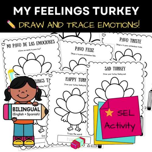 Bilingual Thanksgiving SEL Bundle for PreK and Kindergarten by El Club ...