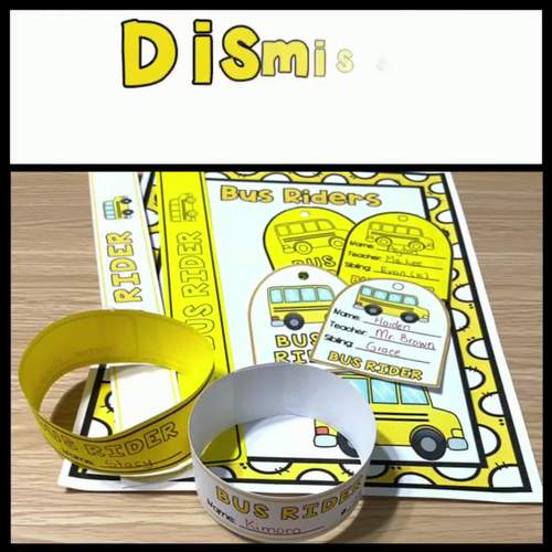 Back To School All About Me Dismissal Tags Meet The Teacher First Day ...