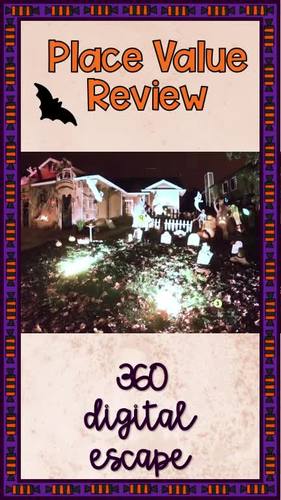 Place Value Review Escape Room Haunted House 360 Digital Escape Room