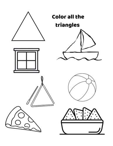 Shape Hunt Worksheets by Library to Classroom | TPT
