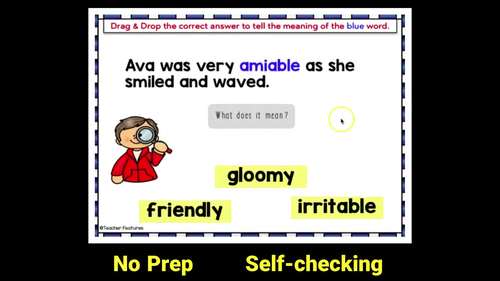 Prefix Suffix Parts of Speech Figurative Language Practice Boom Cards ...