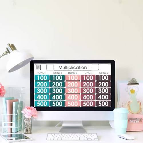Commercial Use Editable Jeopardy Template Google Slides Vintage ...