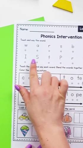 Morning Word Work Phonics Worksheet Science of Reading Comprehension ...