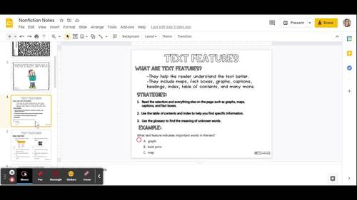 STAAR Reading Prep- Nonfiction Review by Write Moments | TPT