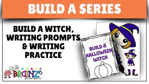 Build a Witch Craft & Writing Pack | Halloween Activity for Kids (PDF ...