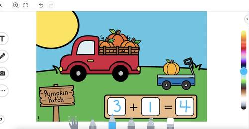 PUMPKIN PATCH ADDITION 0-5: Craft, Math Mat, Independent Practice ...