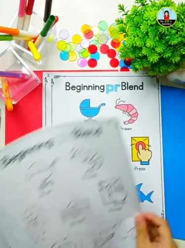 Beginning PR Blend Worksheet by The Joy in Teaching | TPT