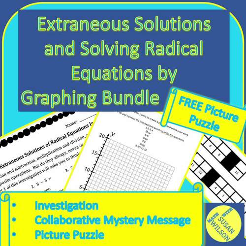 Extraneous Solutions and Solving Radical Equations by Graphing Bundle