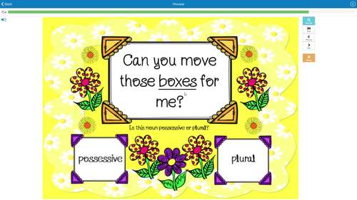 Spring Possessive and Plural, Common and Proper Nouns Mini Bundle Boom ...