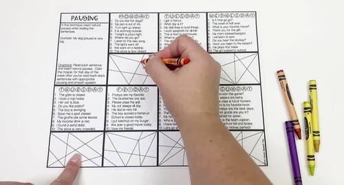 Fluency Homework Color Sheets | Stuttering Activities Speech Therapy