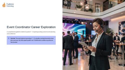 Event Coordinator Career Exploration 101 Role Skills Salary Pathway ...