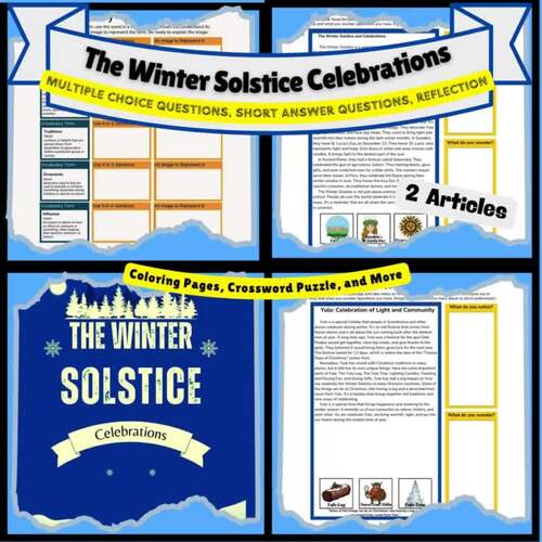 Winter Holiday: Middle School Winter Solstice & Yule Packet - Middle School