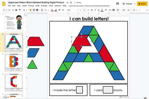 Digital Uppercase Letter Building Activity | 3 Alphabet Activities