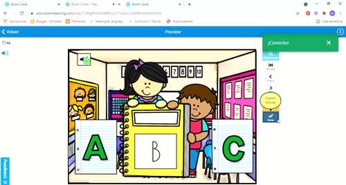 BOOM CARDS Back to School: ABC ORDER Digital Resources by Ms Herraiz