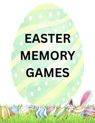 Easter Memory Game Printable | Matching Game for Kids | Preschool ...