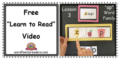 Free "Learn to Read" Videos - Lesson 3 by Word Family Readers | TPT