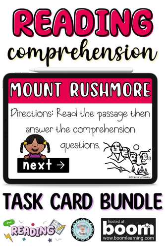 Cross-Curricular Reading Comprehension Boom™ Card GROWING Bundle