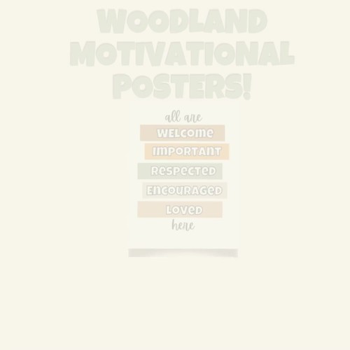 Woodland Speech Room Décor | Forest Camping Theme | Digital Download