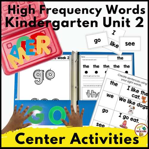 Benchmark Advance High Frequency Word Activities | Kindergarten Unit 2
