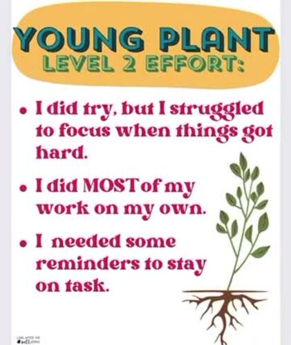 Effort Rubric Posters/Self-Assessment Rubric by Long After The Bell Rings