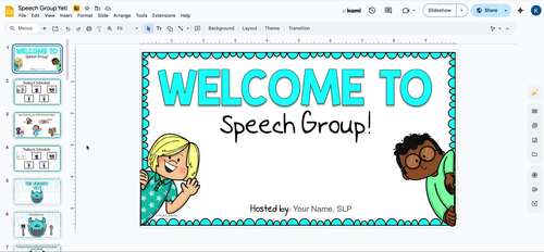 Whole Group Speech Therapy Activity, Winter, Yeti, Speech and Language ...